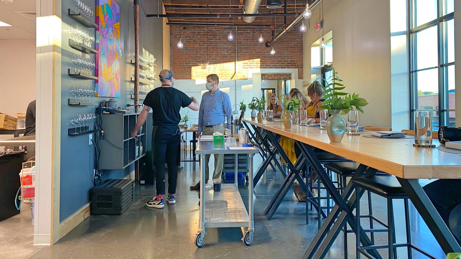 Counter- to move to new location, add wine concept – Unpretentious Palate