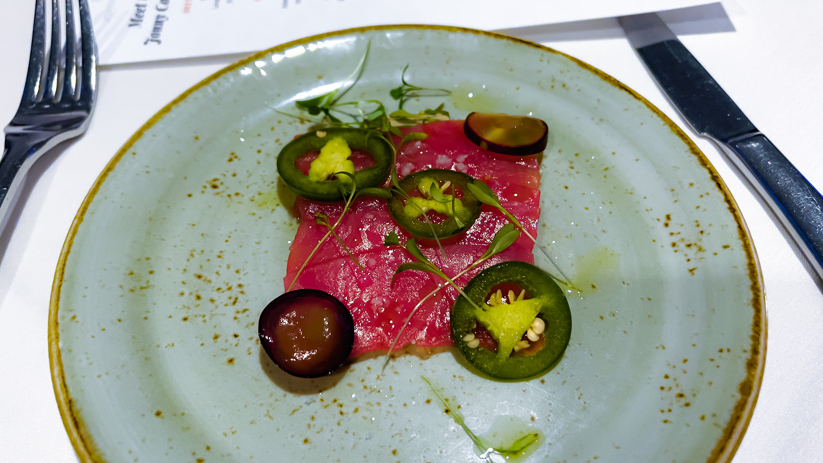 Photos from our Meet the Chef dinner at Fin & Fino – Unpretentious Palate