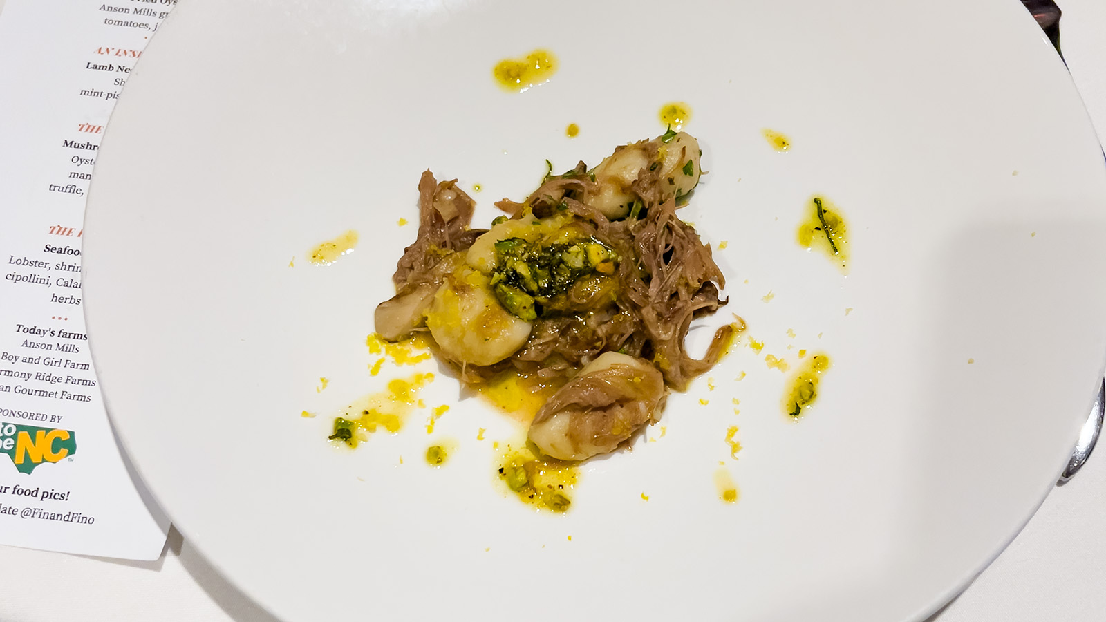 Photos from our Meet the Chef dinner at Fin & Fino – Unpretentious Palate