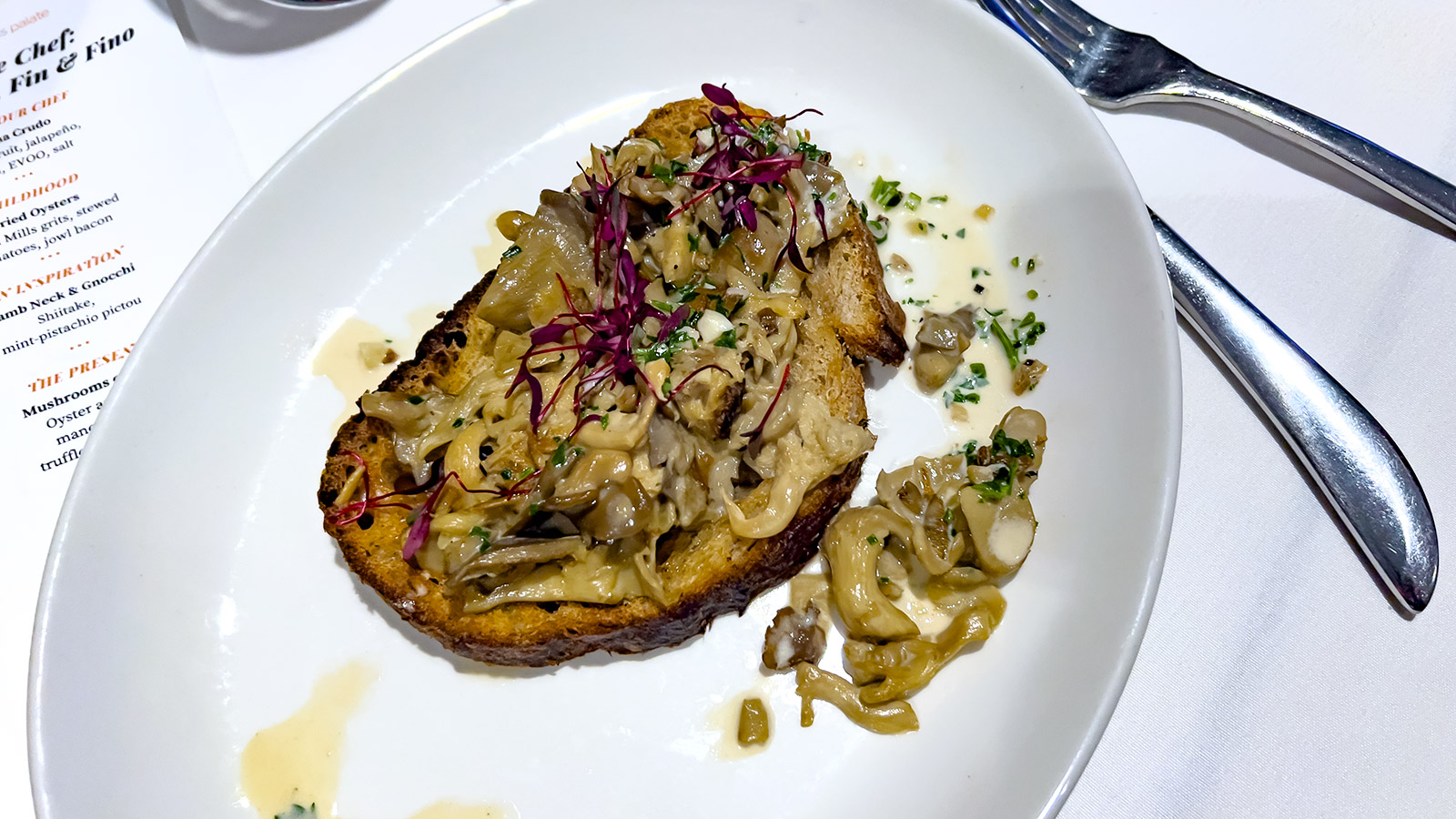 Photos from our Meet the Chef dinner at Fin & Fino – Unpretentious Palate